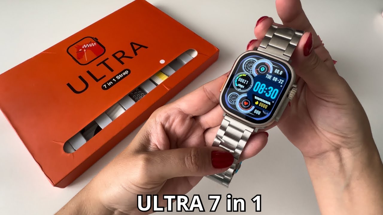 RELOJ INTELIGENTE, ULTRA CON 7 CORREAS – PC Market
